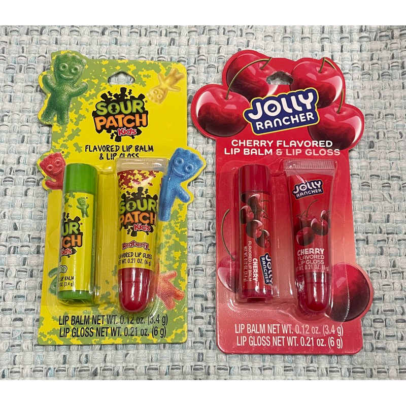 Lip Balm & Lip Gloss Set (Sour Patch/Jolly Rancher) | Shopee Philippines