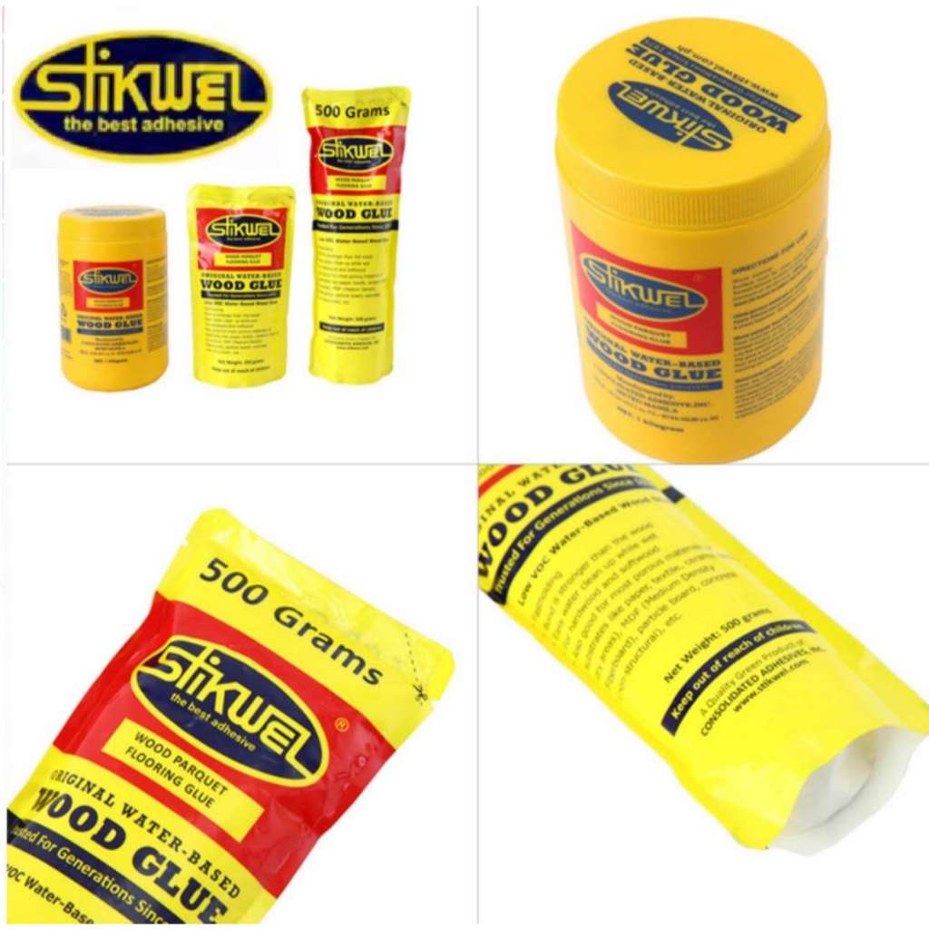 ORIGINAL Stikwel Wood Glue/flooring glue/adhesive (250g, 500g, and 1kg ...