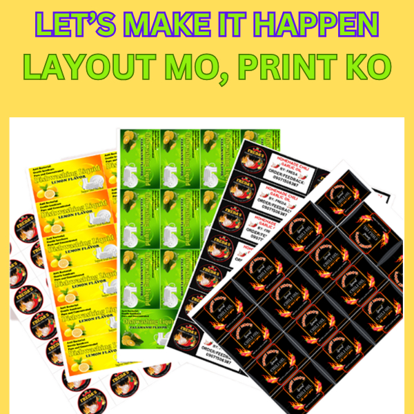 Custom and FreeStyle - Your design Sticker Label for your Home and ...