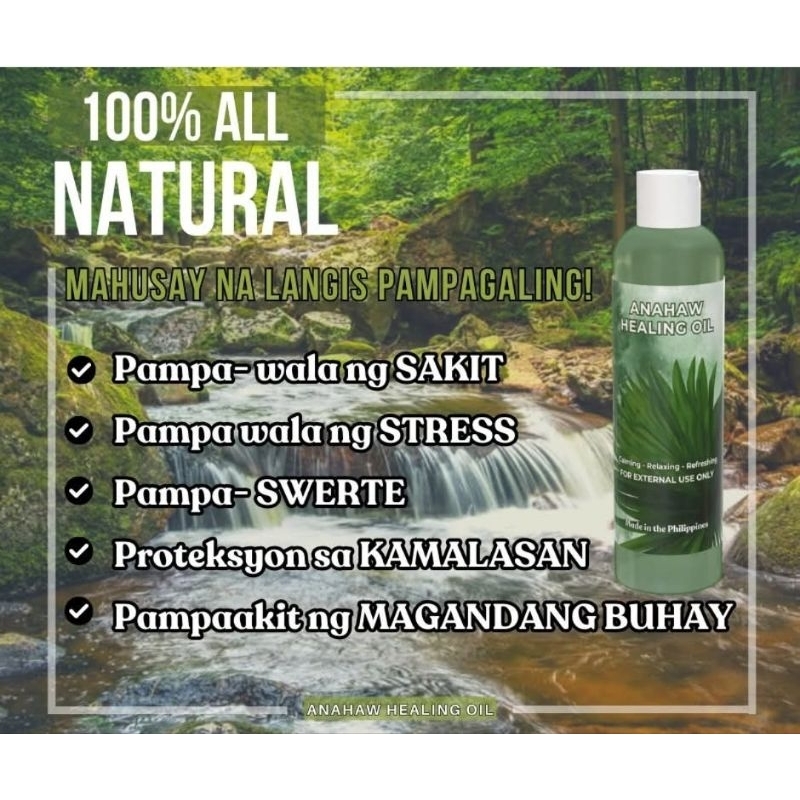 anahaw healing oil 100ml | Shopee Philippines