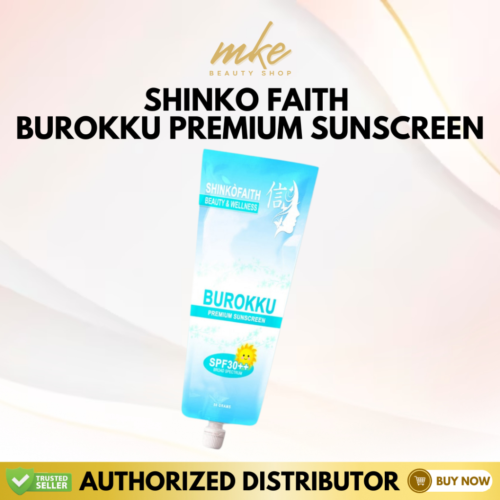 SHINKO BUROKKU PREMIUM SUNSCREEN WITH SPF 30 | Shopee Philippines