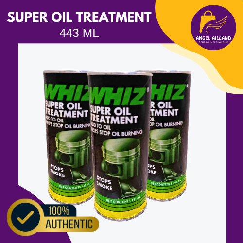 WHIZ Super Oil Treatment 443ml - Helps Stop Oil Burning and Stops Smoke ...