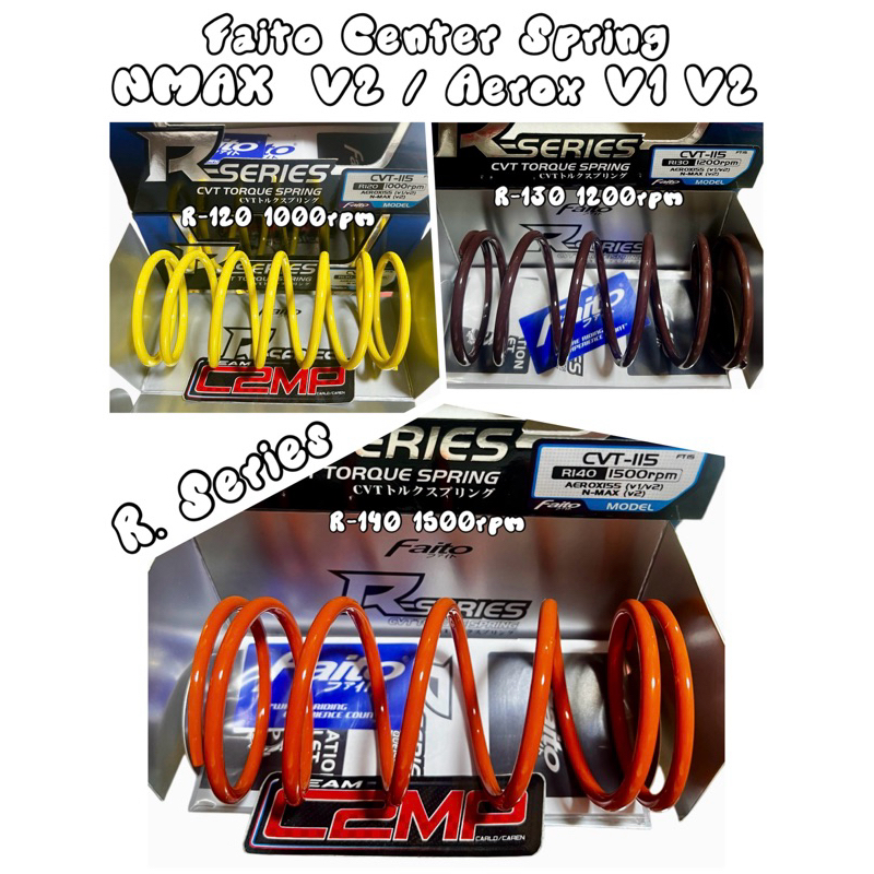 Faito Center Spring / CVT Torque Spring NMAX V2 Aerox V1 / V2 1000rpm ...