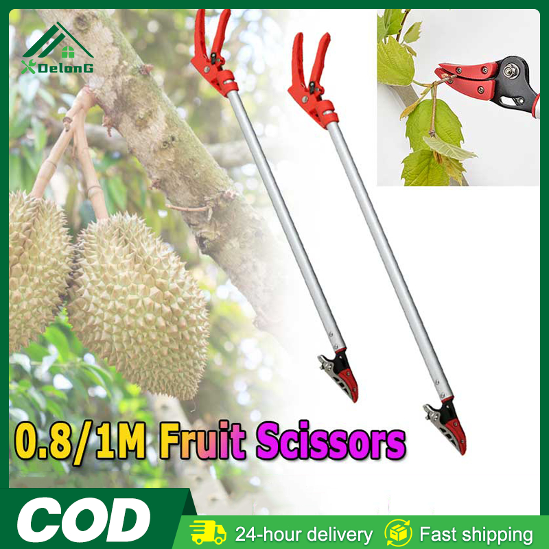 1/2 inch Fruit Picker Tree Cutter Garden Shear Long Pruning and Hold ...