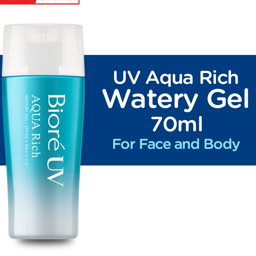 Biore UV Aqua Rich Watery Gel SPF50 PA+++70ml | Shopee Philippines