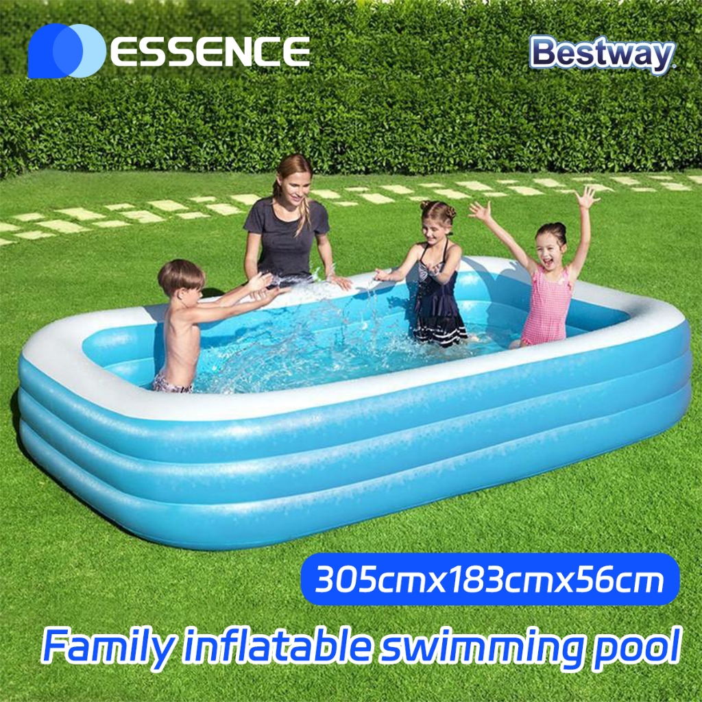 Bestway Swimming Pool Adult Kids Family Size Inflatable And Thickened ...