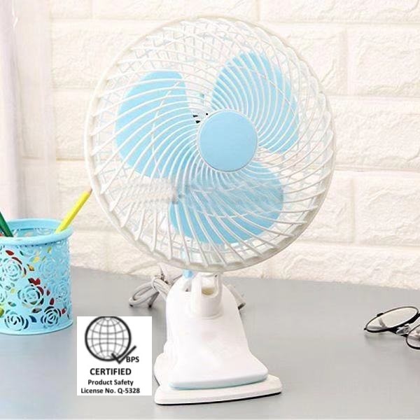 PinSan Three-blade spiral electric fan wind speed adjustment, clip-on ...