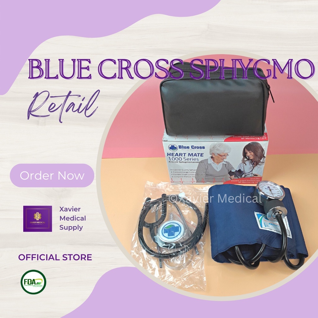 BLUE CROSS Sphygmomanometer Retail (Sold per Unit) | Shopee Philippines