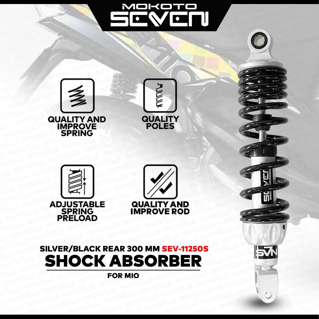 MOKOTO SEVEN SERIES MIO SHOCK ABSORBER 300MM 1PC SEV-11249S REAR SHOCK ...
