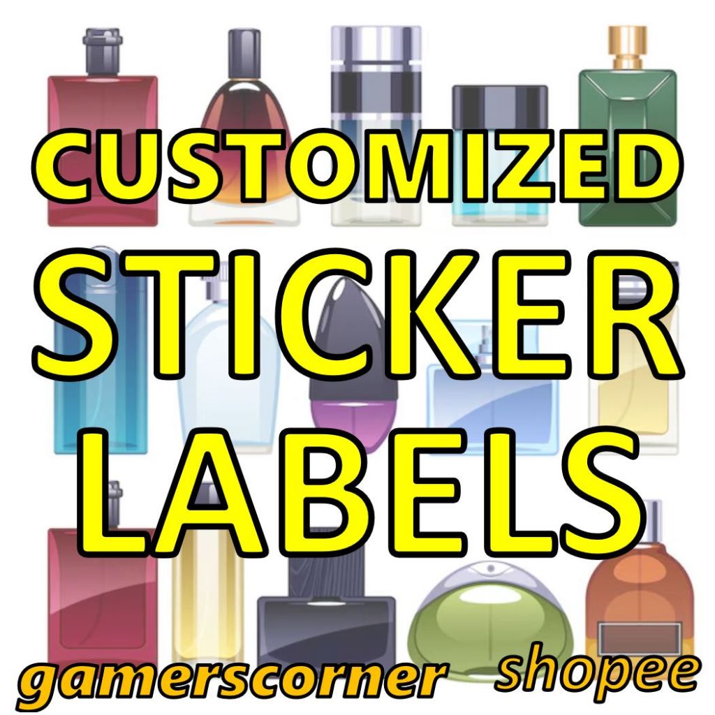 Personalized Sticker labels Customized design for perfume bottles and ...