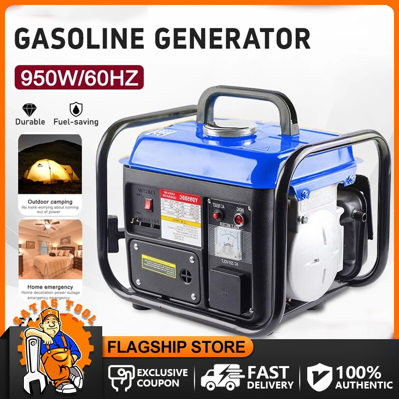 Portable Gasoline Generator 2 Stroke 220v HouseholdHome Outdoor Small ...
