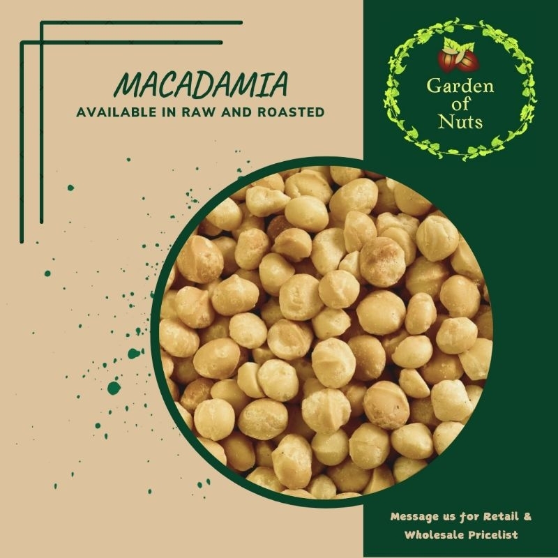 Garden of Nuts - Macadamia Nuts (250g, 500g, 1kg) | Shopee Philippines