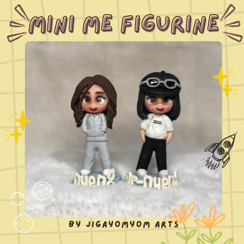 Customized Handmade Clay Mini Me Figure | Approx 4-4.5 Inches Height ...
