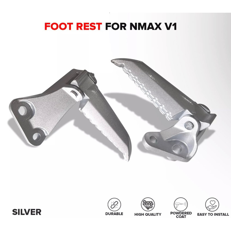NMAX V1 REAR FOOTREST ASSY ALLOY WITH BRACKET FOR YAMAHA NMAX V1 ...