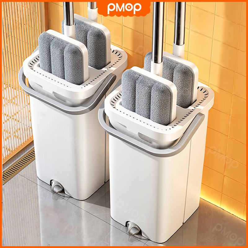 PMOP 360°Mop With Bucket Self Wash Dry wet separation Floor Mop 5 ...