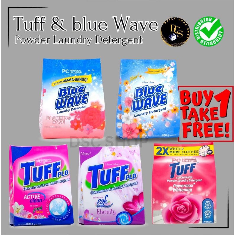 TUFF PLD AND BLUE WAVE BUY 1 TAKE 1 POWDER DETERGENT | Shopee Philippines
