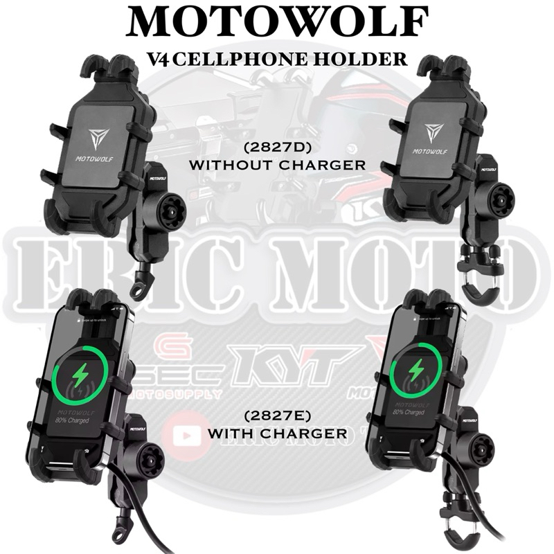 ORIGINAL MOTOWOLF V4 CP HOLDER / motowolf phone holder version 4 ...
