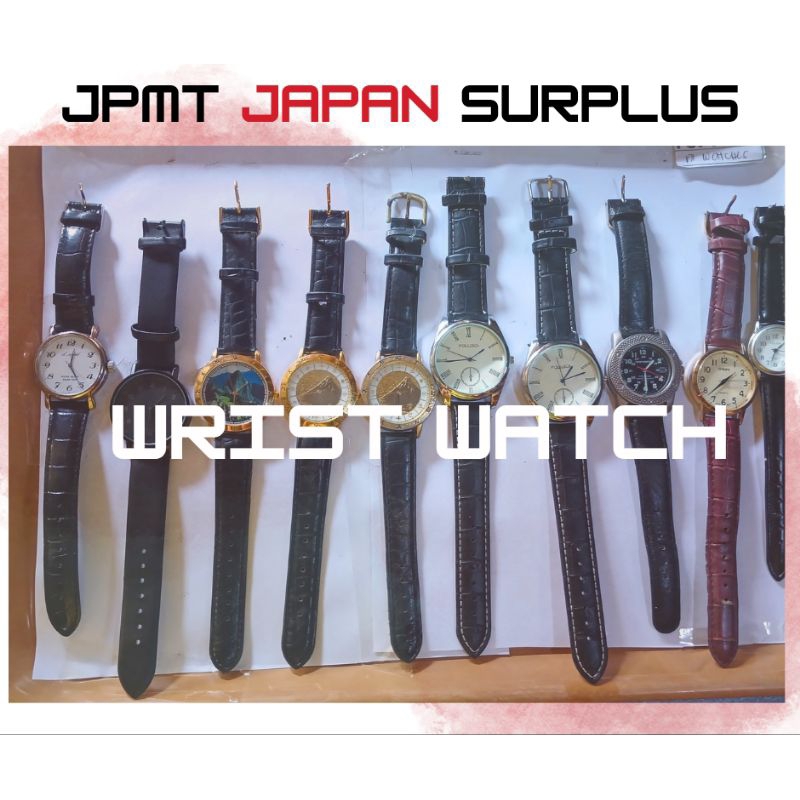 WRIST WATCH JAPAN SURPLUS | Shopee Philippines