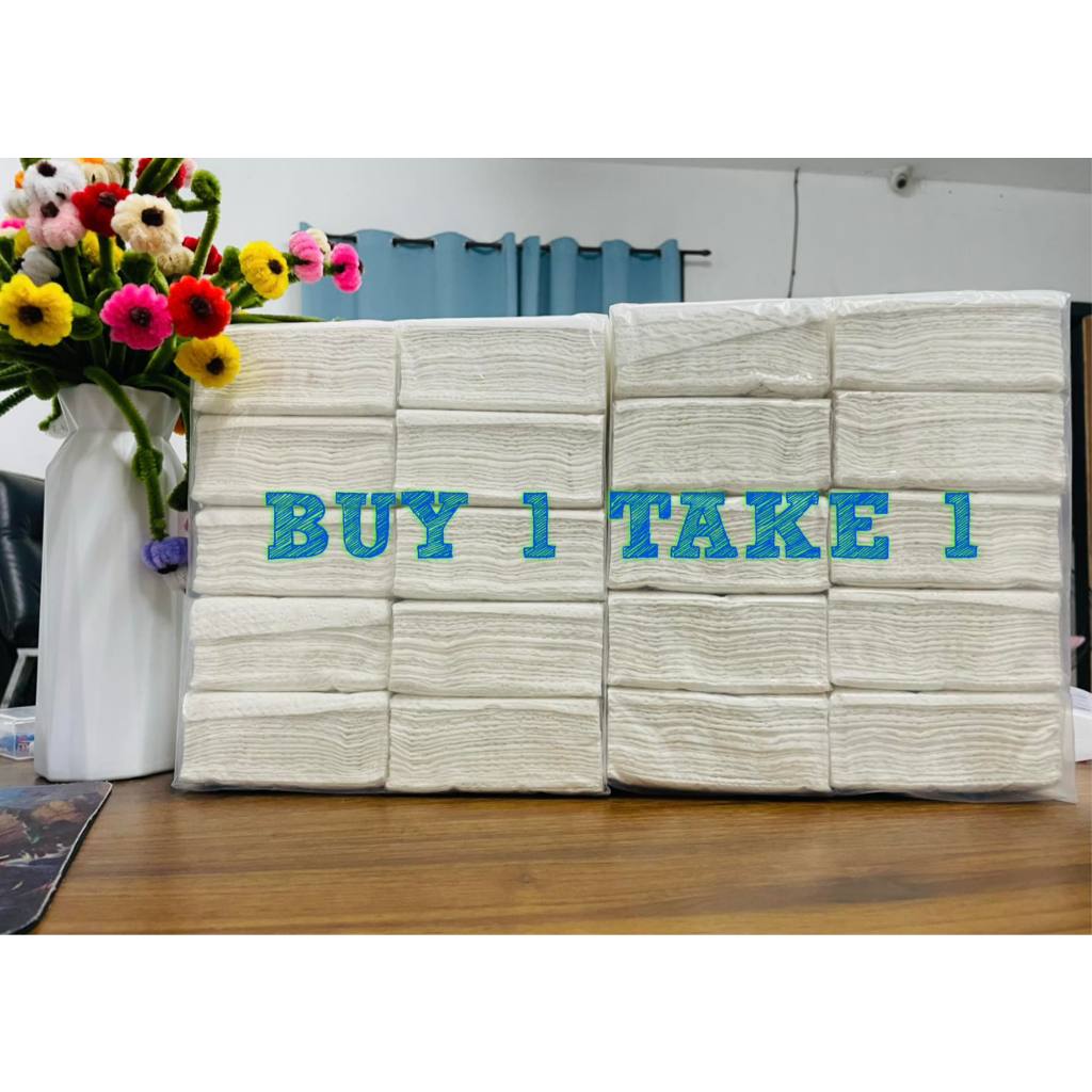 BUY 1 TAKE 1 PLAIN TISSUE 1X10 | Shopee Philippines