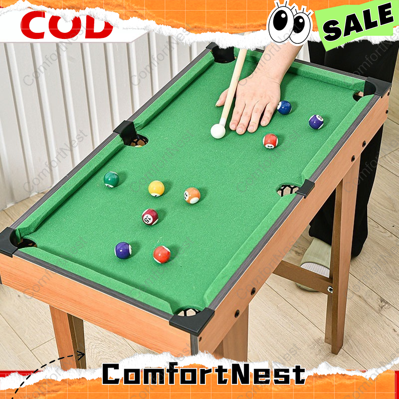 ComfortNest Family Recreation Durable Mini Pool Table Wooden Adjustable ...