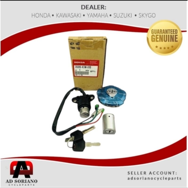 HONDA TMX125 ALPHA IGNITION SWITCH SET 35010-KSW-G10 | Shopee Philippines