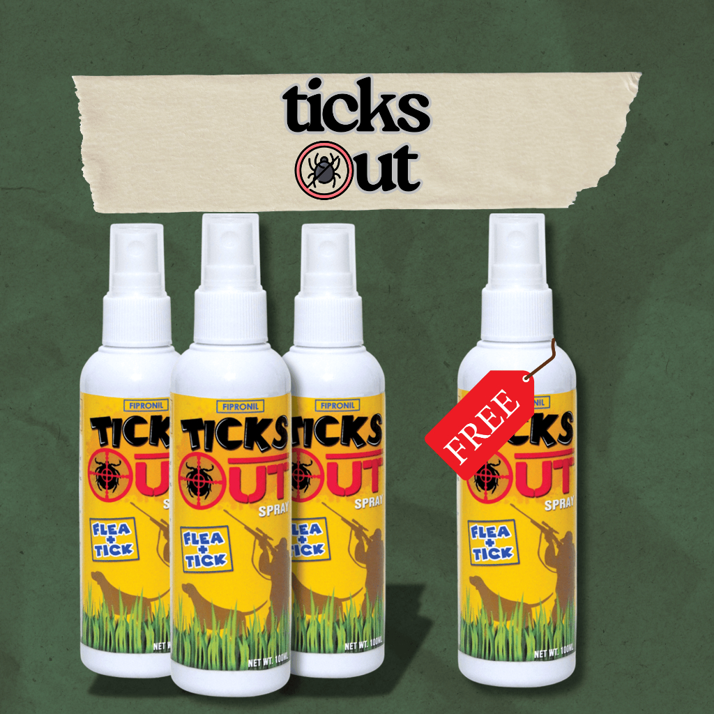 FIPRO-Ticks Out Spray Treatment 100mL For Dogs and Cats Set of 3 with ...