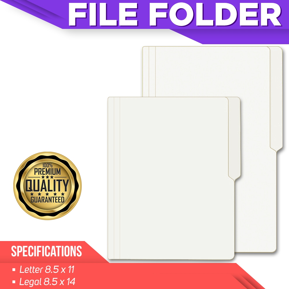 File Folder White Short & Long Size (100pcs/Ream) | Shopee Philippines