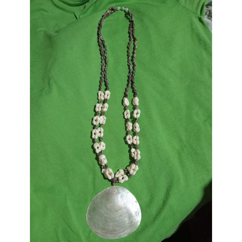 welcome garland double strand with raw capiz | Shopee Philippines