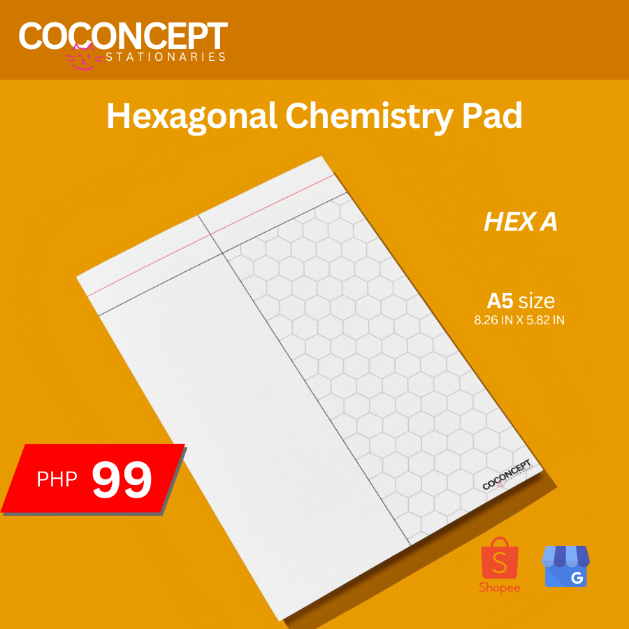 Hexagonal Chemistry Notepad (Coconcept Stationaries) | Shopee Philippines