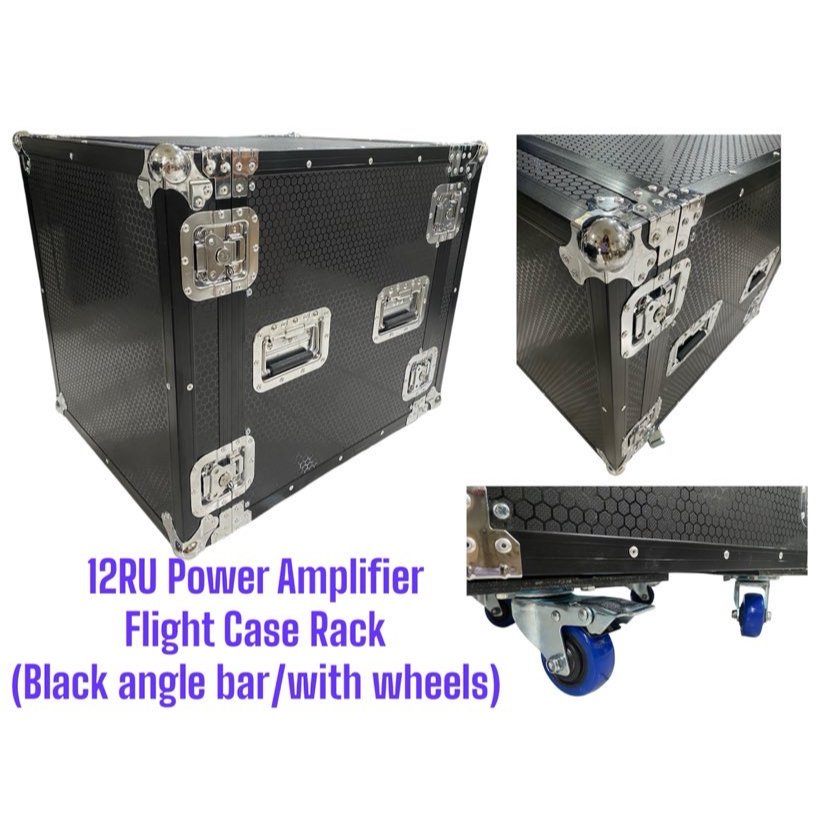 12RU Power Amplifier Audio Processor Pro Case 12U Flight Case Rack ...