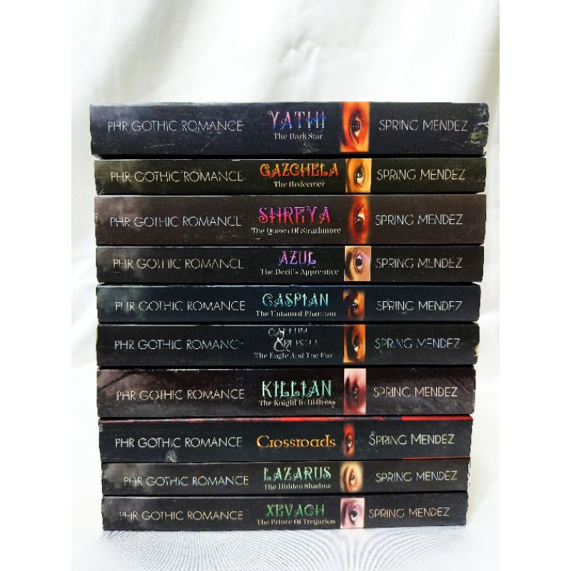 10PCS PHR GOTHIC ROMANCE TAGALOG POCKETBOOKS BY SPRING MENDEZ [BUNDLE ...