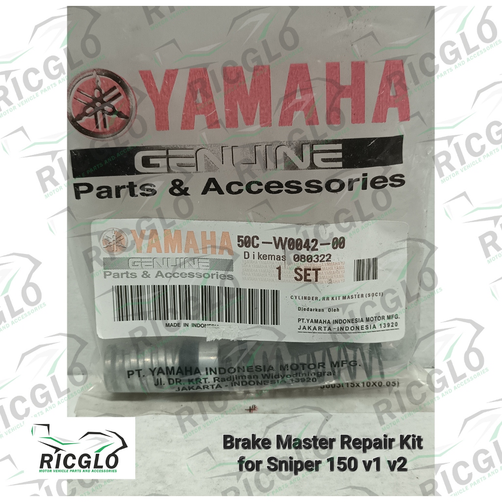 YAMAHA BRAKE MASTER REPAIR KIT REAR (50C-W0042-00 / 50C-W0041-00) FOR ...