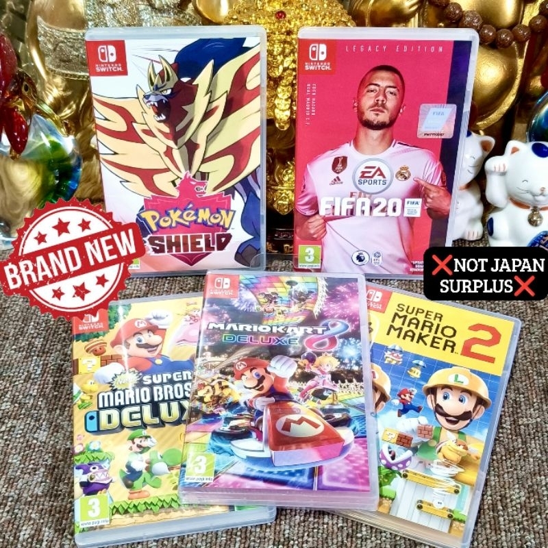 NINTENDO SWITCH POKEMON SUPER MARIO FIFA BRANDNEW GAME CARD • PSP ...