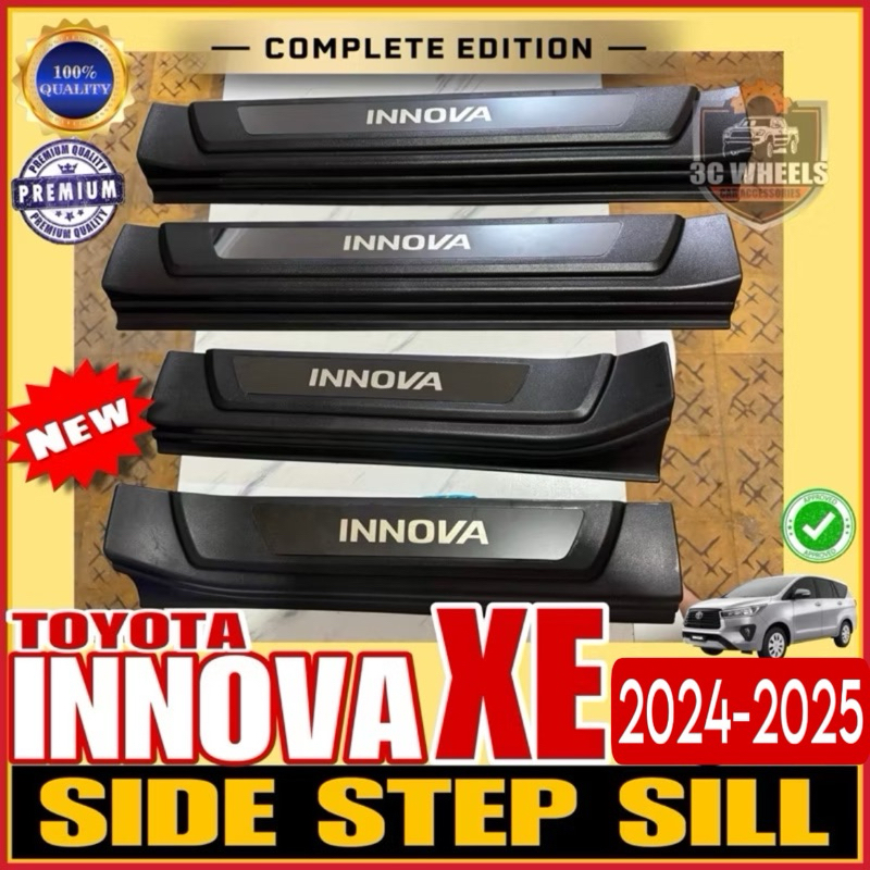 TOYOTA INNOVA XE 2024-2025 SIDE STEP SILL (complete set) | Shopee ...