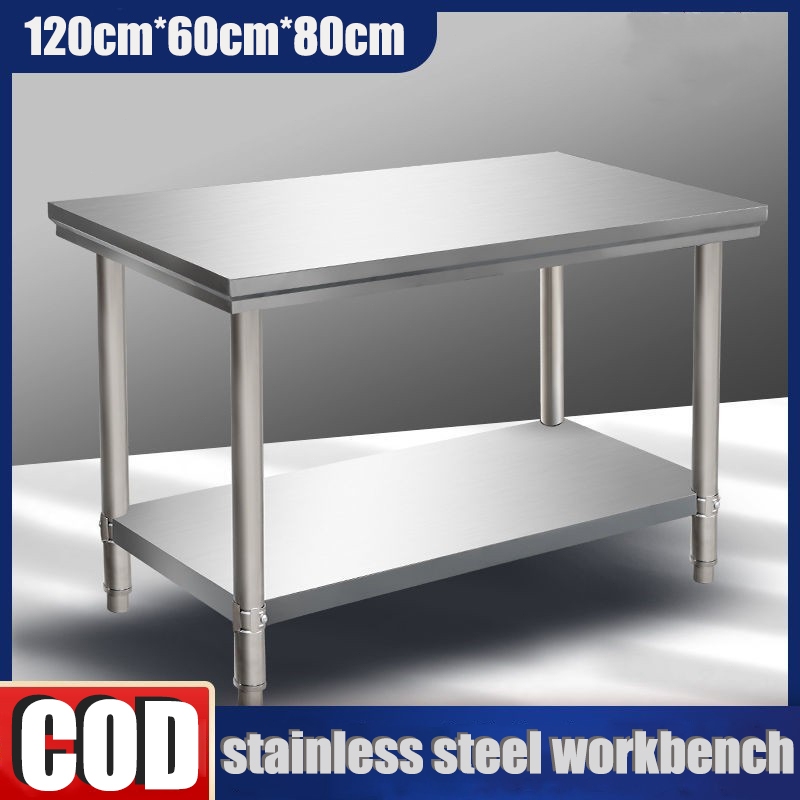 304 Stainless steel workbench kitchen console packing table furniture ...