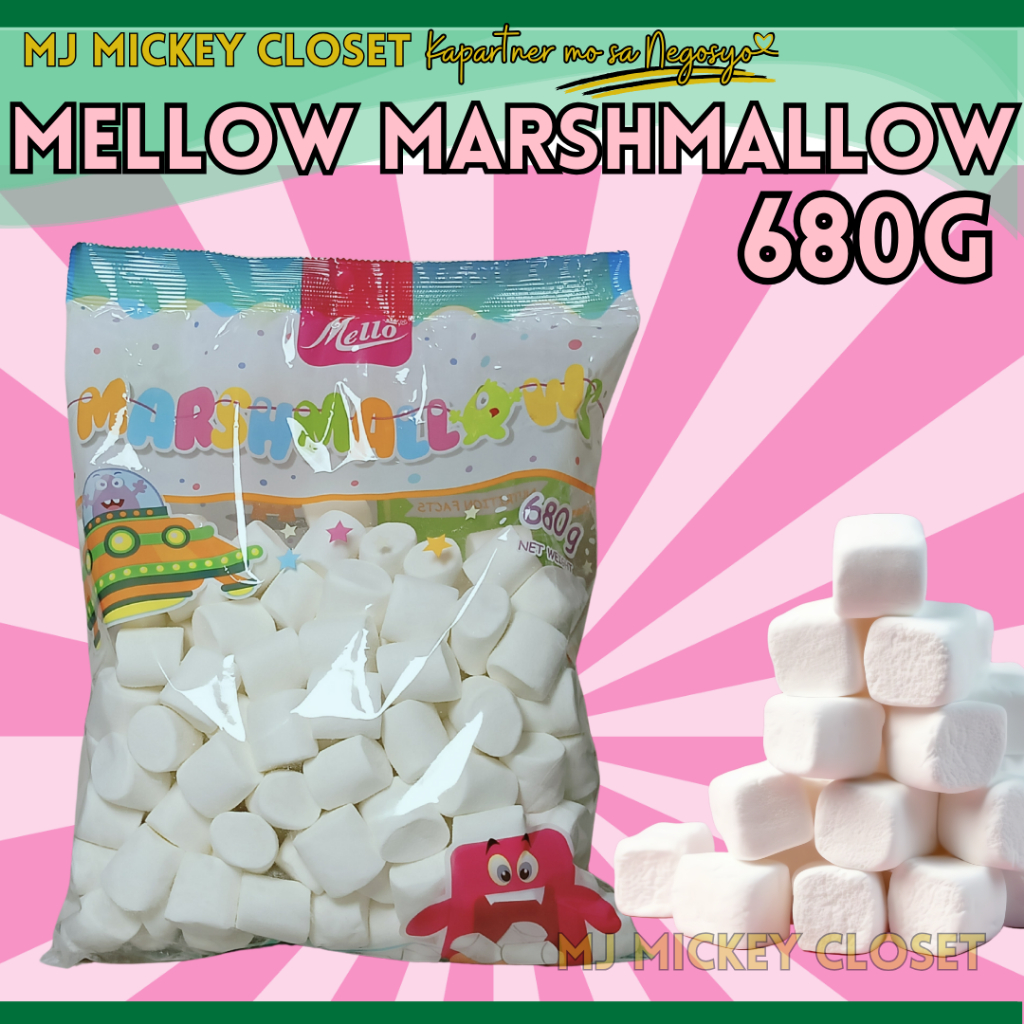 Big Marshmallow as Toppings and Snacks for Smores Croffle 680G | Shopee ...