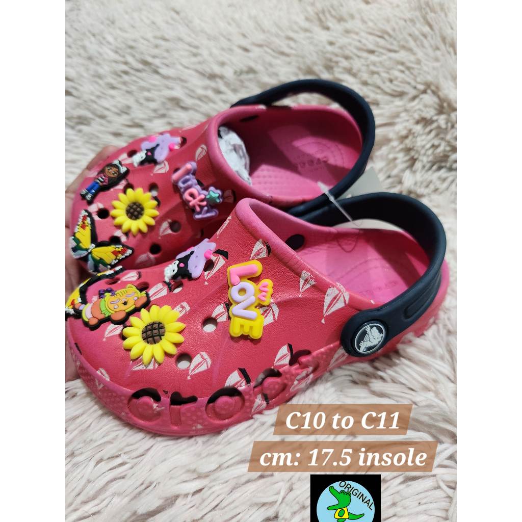 CRocs kids Original size C10 TO C11 | Shopee Philippines