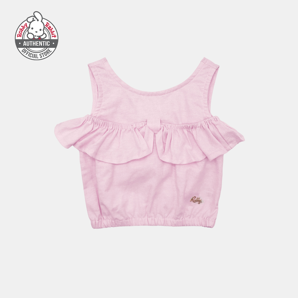 Robby Rabbit Bow Chic Two-Way Blouse (Light Pink) | Shopee Philippines