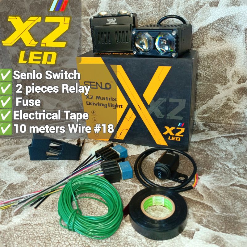 SENLO X2 PLUS V3 MINI DRIVING LIGHT SET | 90 WATTS | 6 MONTHS WARRANTY ...
