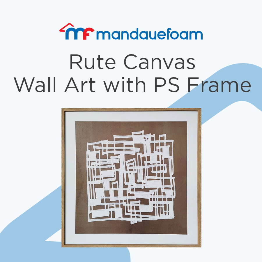 Mandaue Foam Rute Canvas Wall Art with PS Frame 60x60 cm | Shopee ...