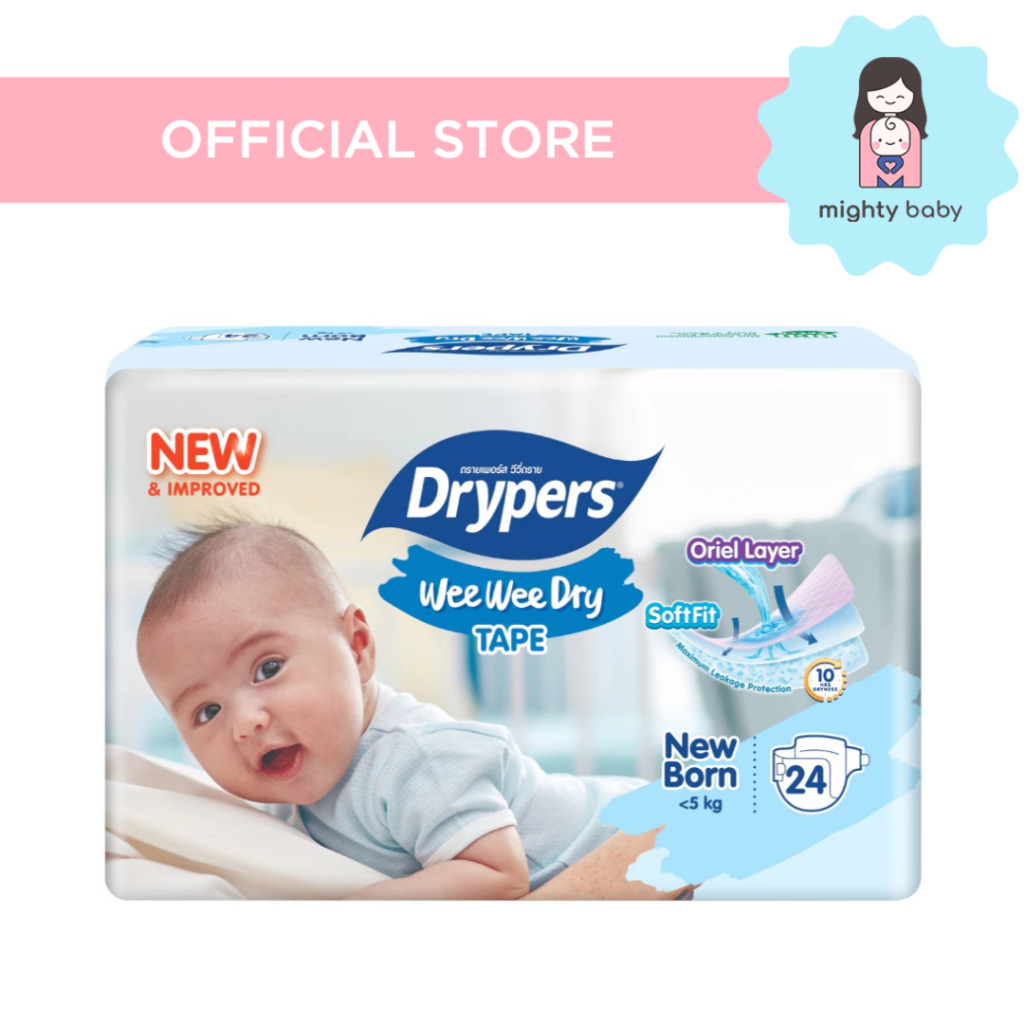 Drypers Wee Wee Dry Tape Diaper | Shopee Philippines