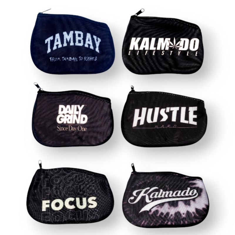 ARTWORK WALLET COIN PURSE INSPIRED BLACK DESIGN | Shopee Philippines