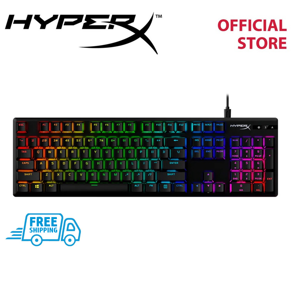 HyperX Alloy Origins Wired RGB Mechanical Gaming Keyboard - HX Blue ...