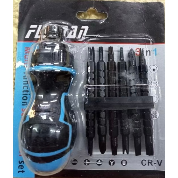 FLYMAN 13in1 Magnetic Multi Function Screwdriver set | Shopee Philippines