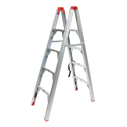 HOMER 4-STEP ALUMINUM STICK LADDER 2 FOLDS | Shopee Philippines