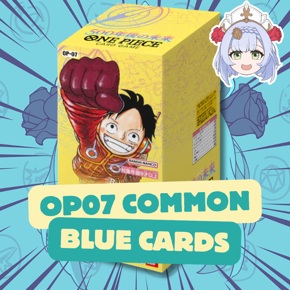 OP-07 Blue Common Cards One Piece Card Game OP07 500 Years into the Future | Shopee Philippines