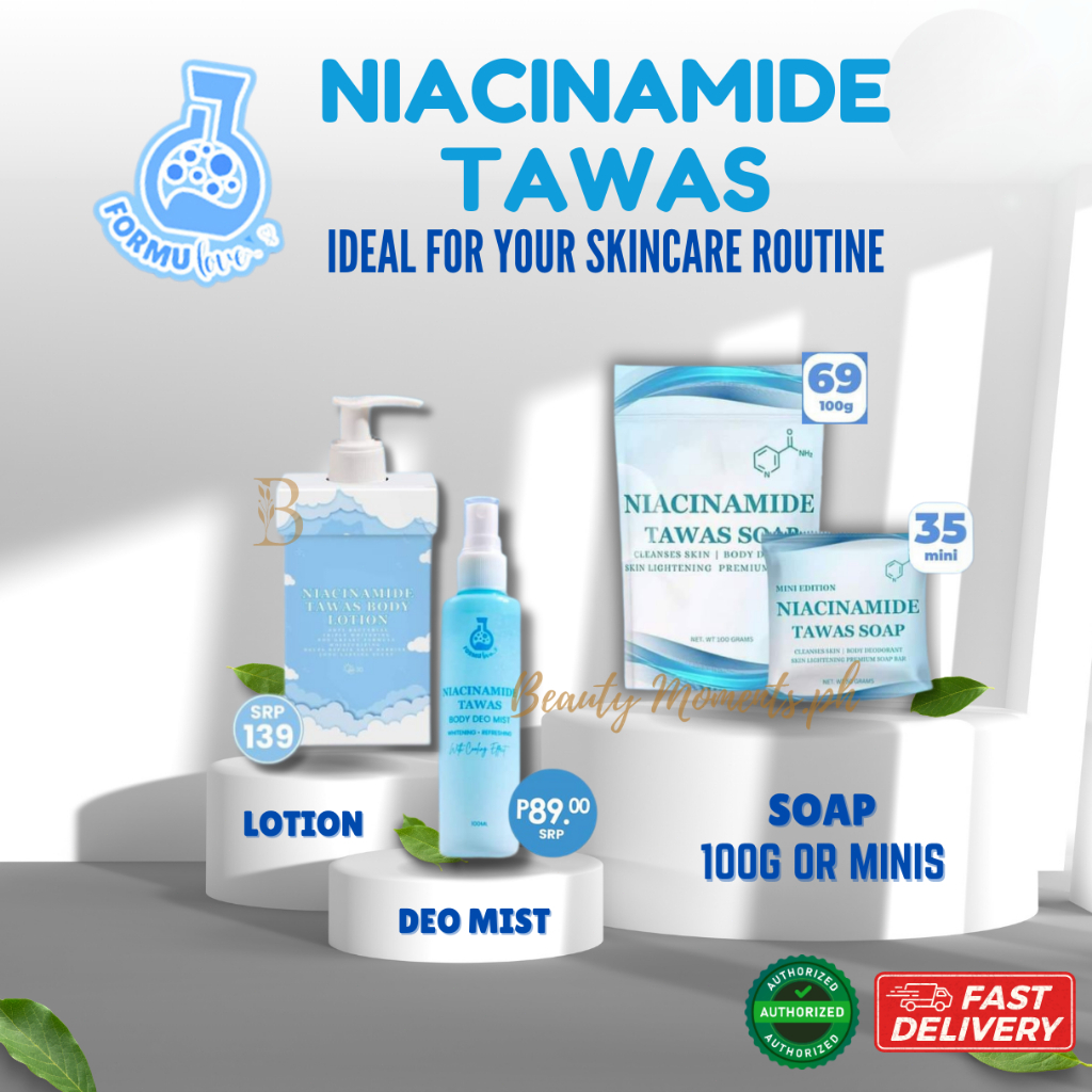 NIACINAMIDE TAWAS SOAP ORIGINAL BODY DEODORANT ANTI PERSPIRANT ...