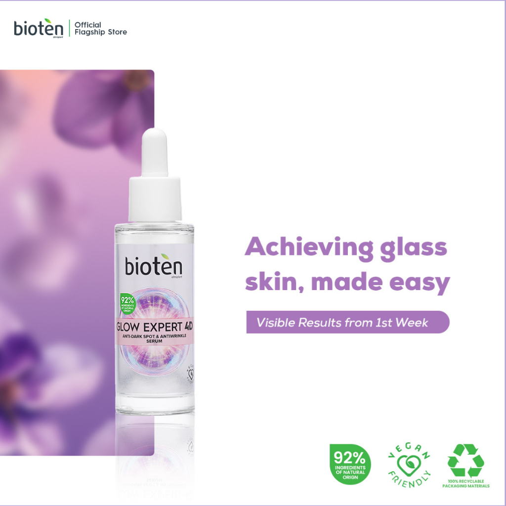 Bioten Face Serum Glow Expert 4D 30ml | Shopee Philippines