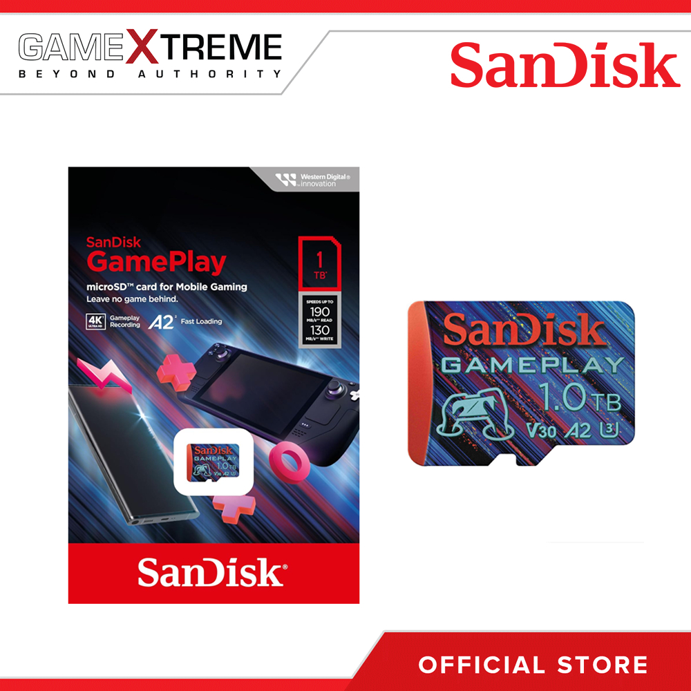 SanDisk GamePlay microSD Card for Mobile and Handheld Console Gaming (SDSQXAV) | Shopee Philippines