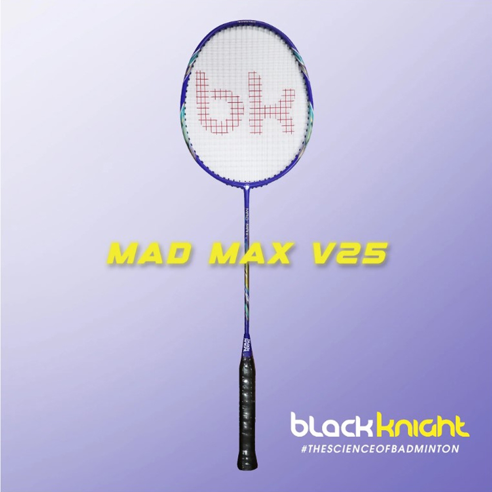 Black Knight MAD MAX V25 Badminton Racket Blue | Shopee Philippines